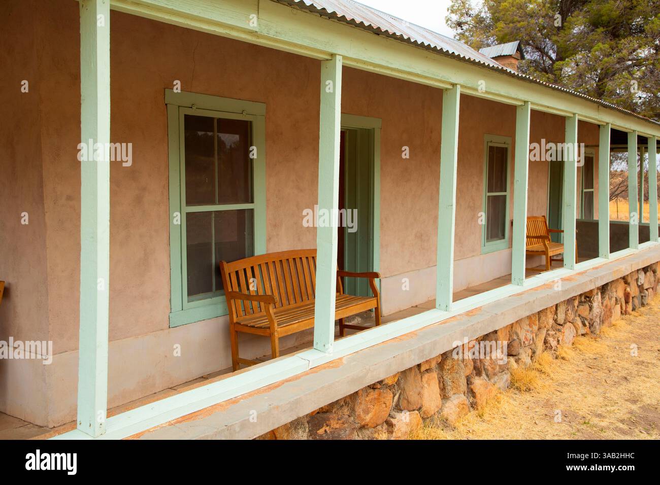 Brown Canyon Ranch house, Coronado National Forest, Arizona Stock Photo ...