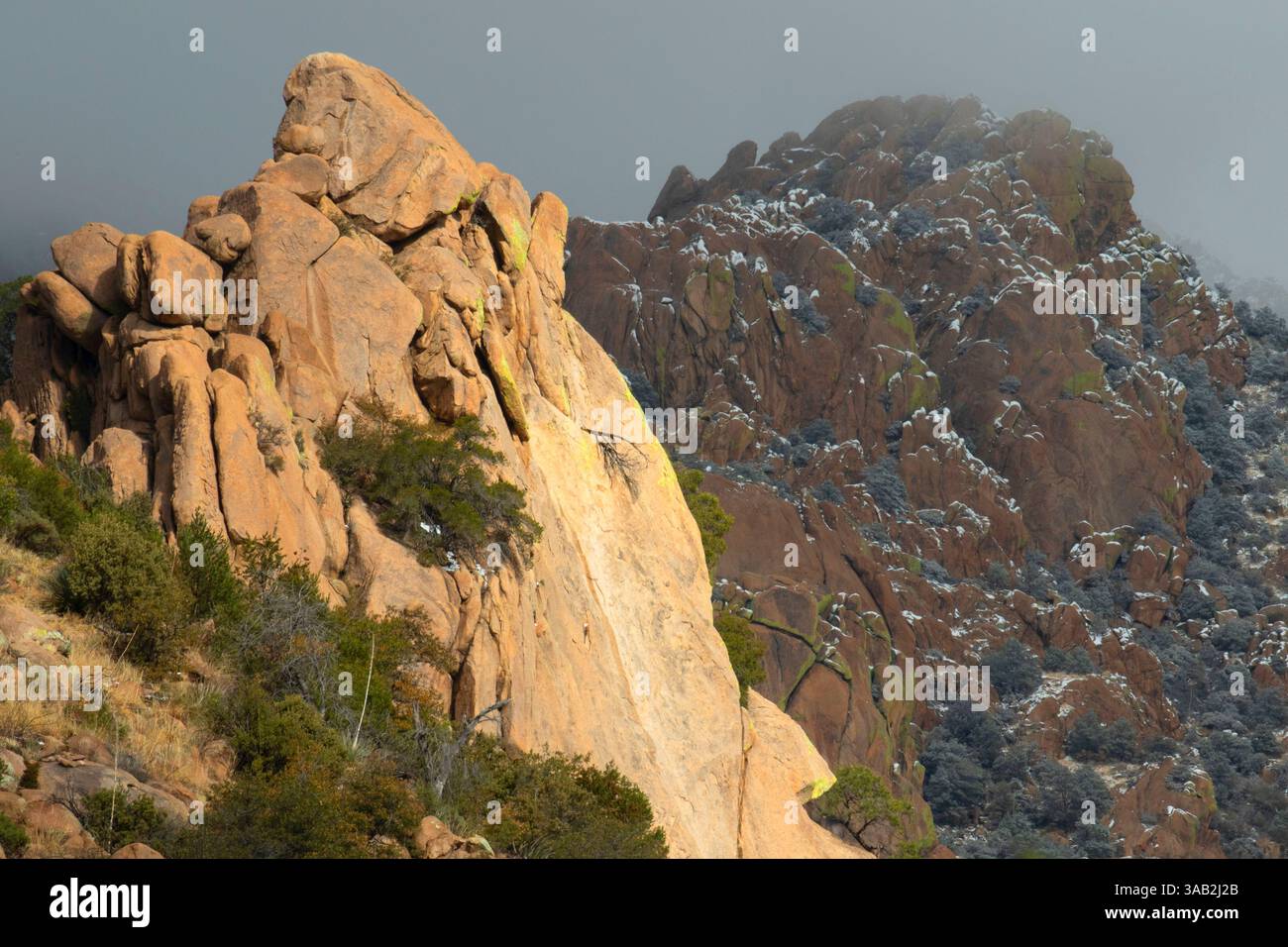 Dragoon Mountains from Cochise Trail, Coronado National Forest, Arizona ...