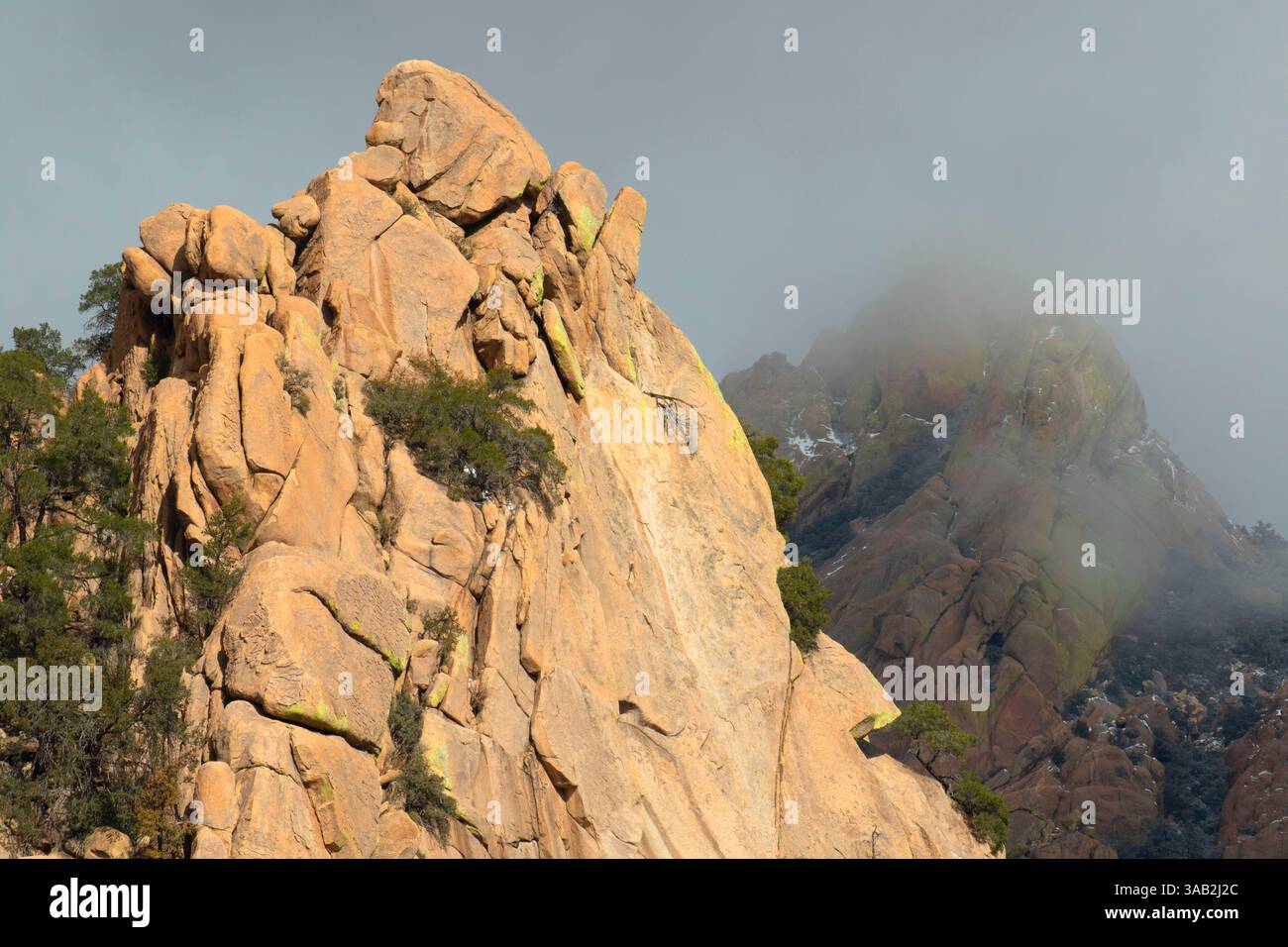 Dragoon Mountains from Cochise Trail, Coronado National Forest, Arizona ...