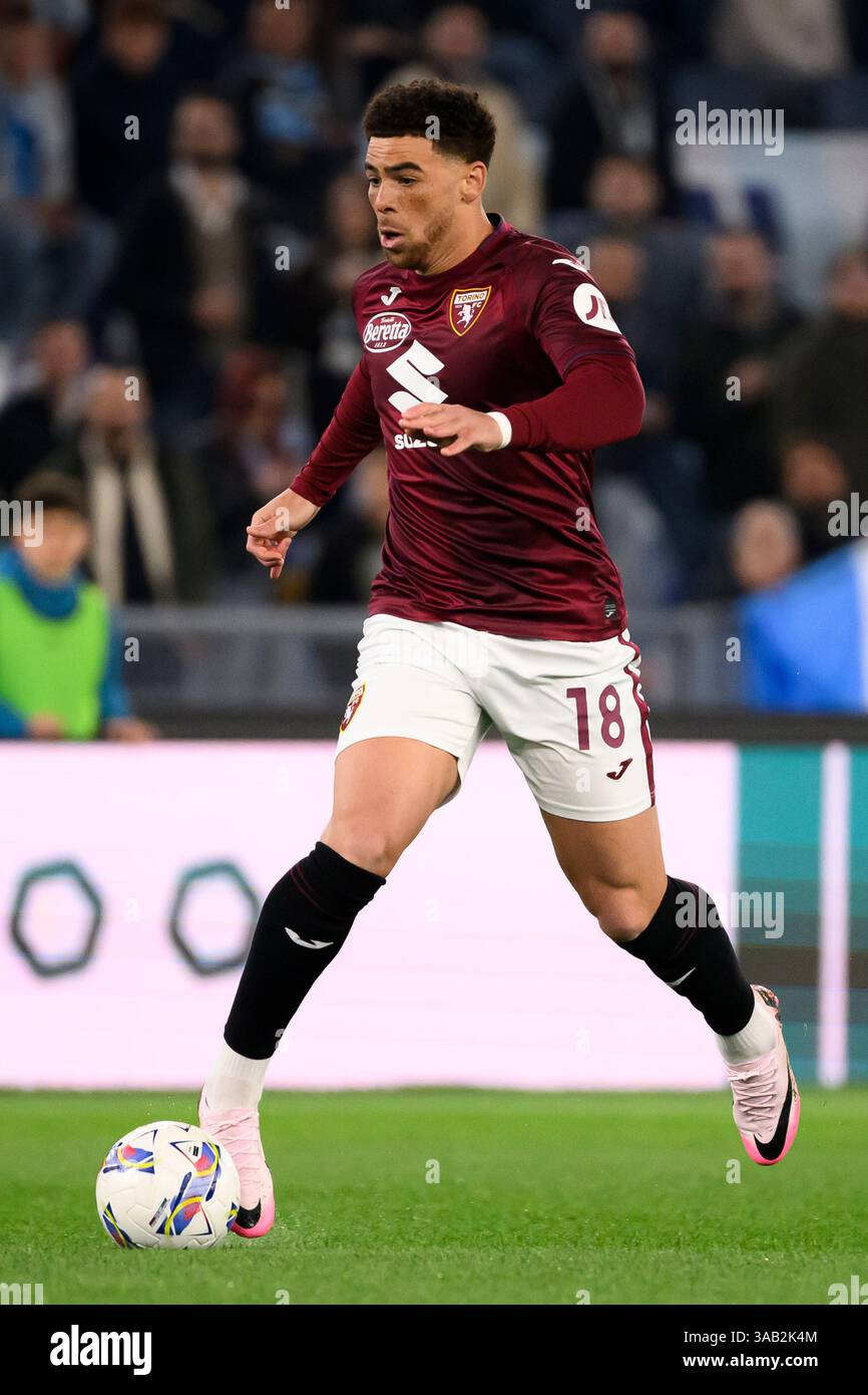 Che Adams of Torino FC during the Serie A football match between SS ...