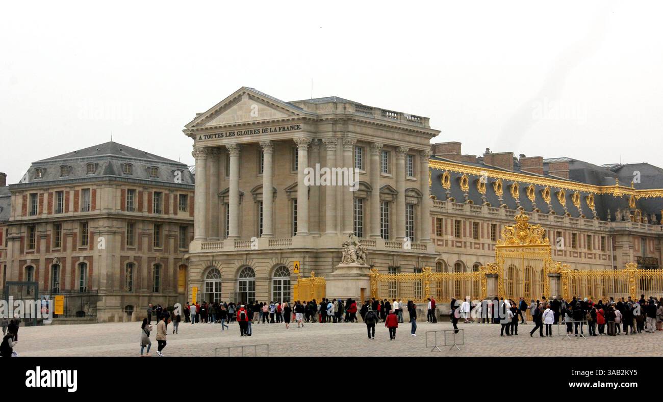 The Chateau of Versailles which was built by King Louis XIV in the 17th ...