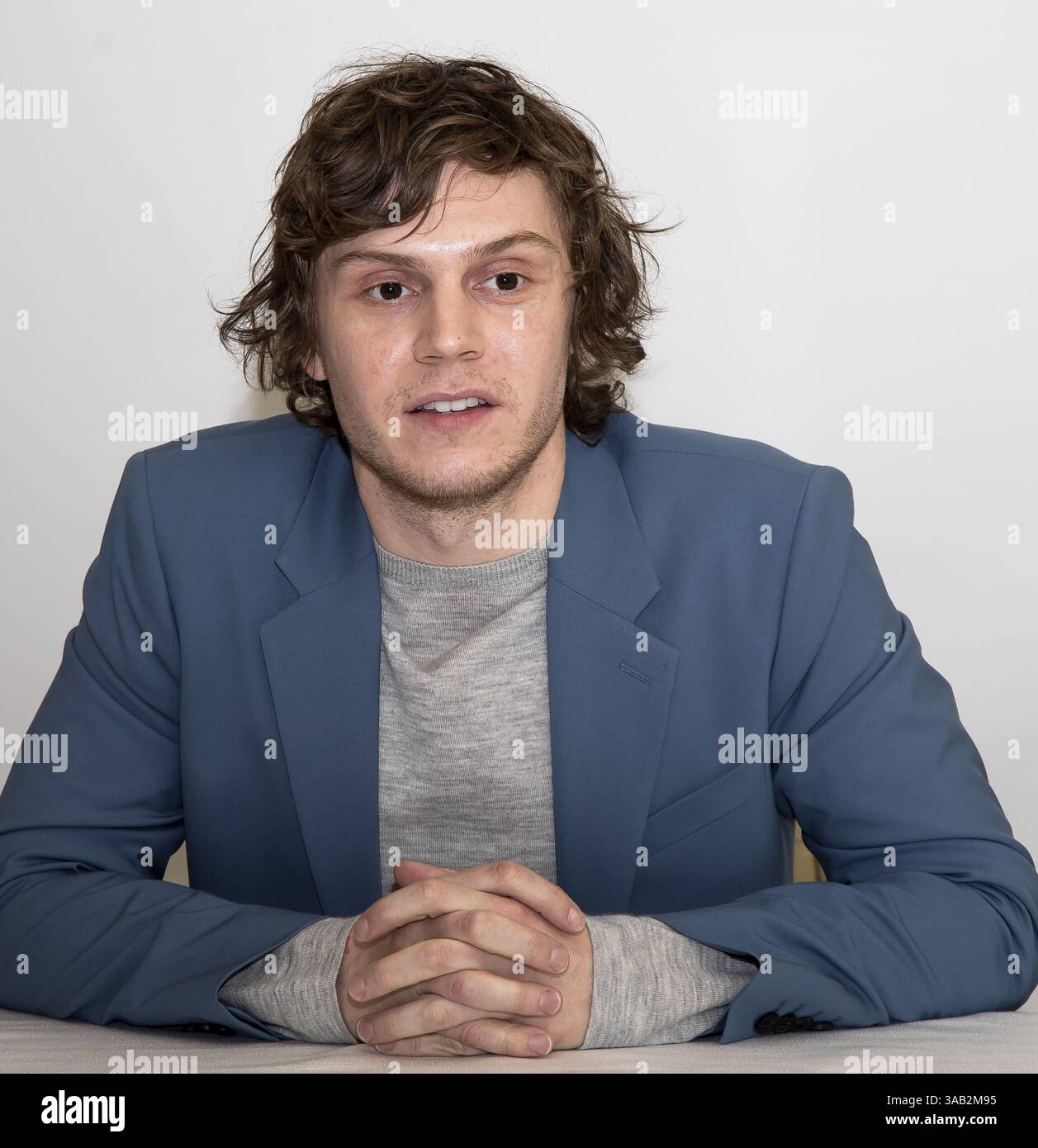 May 22, 2018 - Hollywood, California, U.S. - Actor EVAN PETERS promotes ...