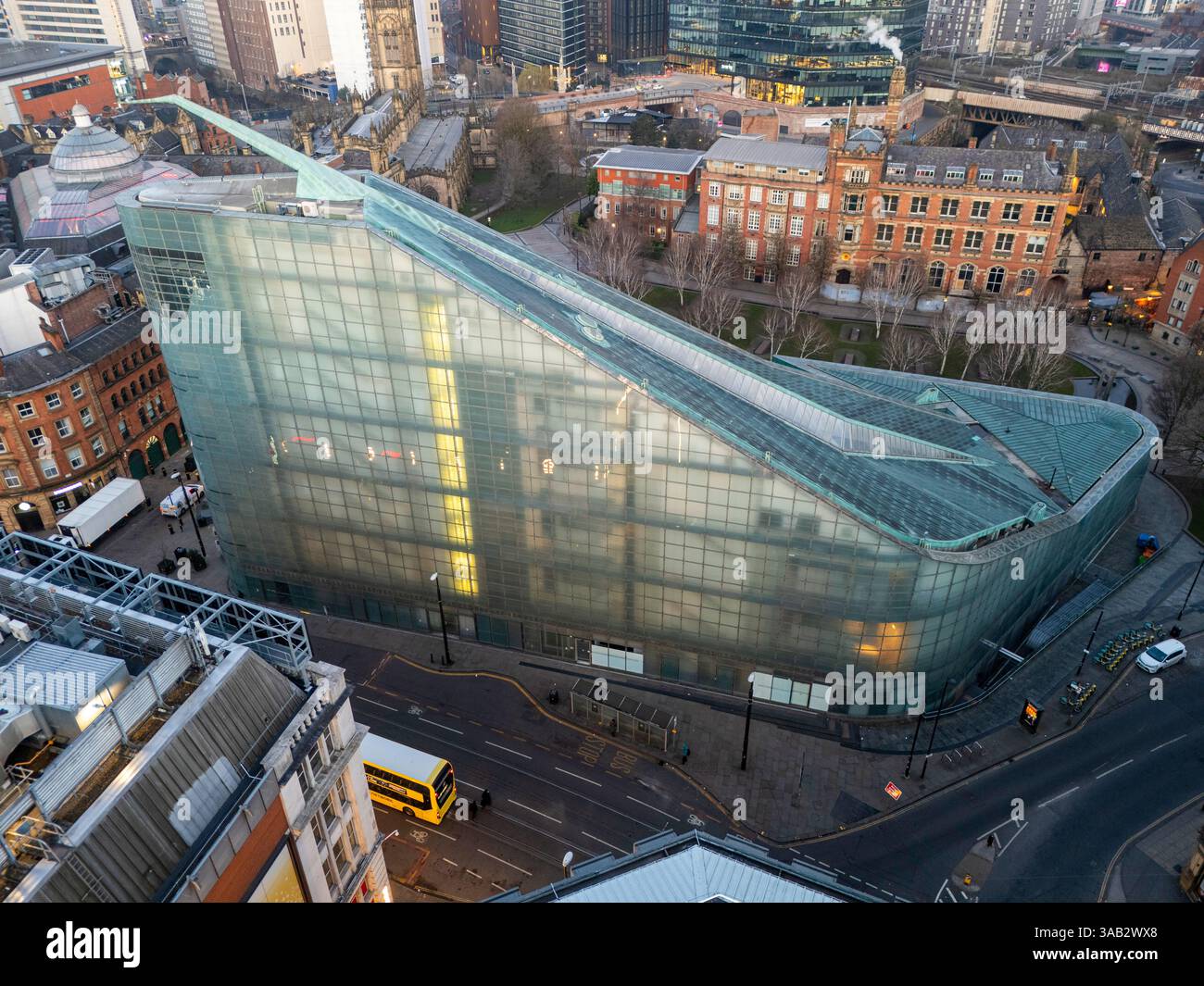 Aerial Image of the National Football Museum in Manchester (also known ...