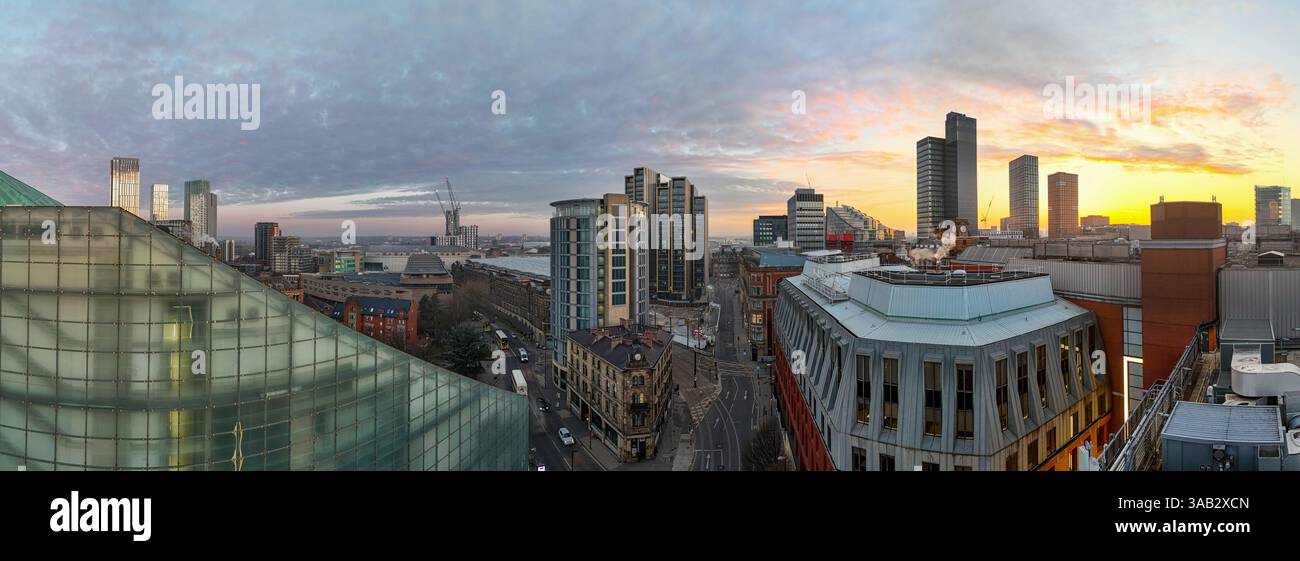 Aerial Image of the National Football Museum in Manchester (also known ...