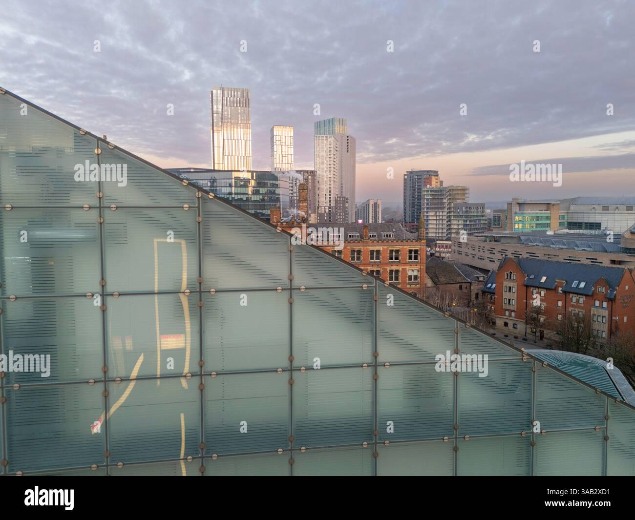 Aerial Image of the National Football Museum in Manchester (also known ...