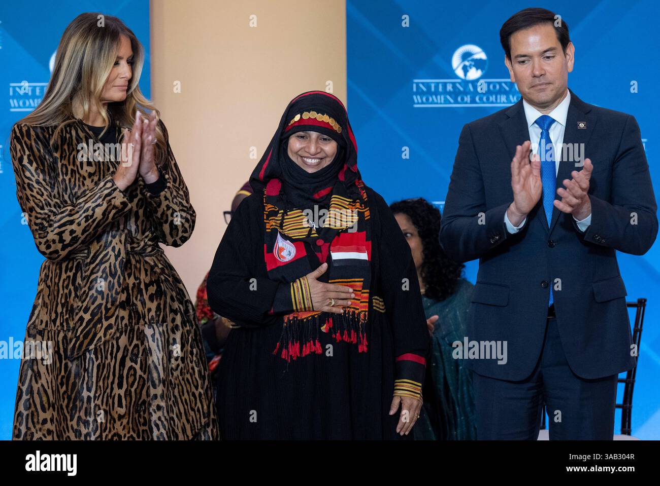 Amat Al-Salam Abdullah Abdo Al-Hajj, of Yemen, founder and president of ...