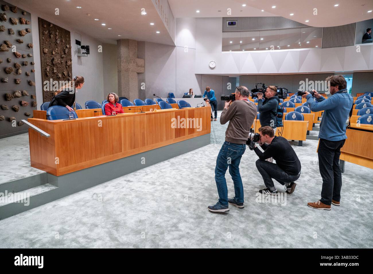DEN HAAG, NETHERLANDS - APRIL 1: Photographers taking photos of ...