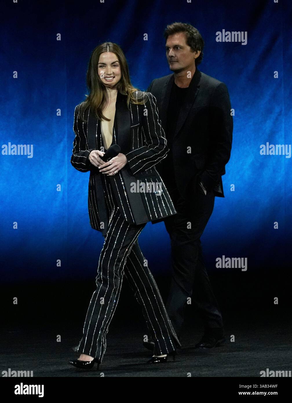 Ana de Armas, a cast member in the upcoming film "Ballerina," appears ...