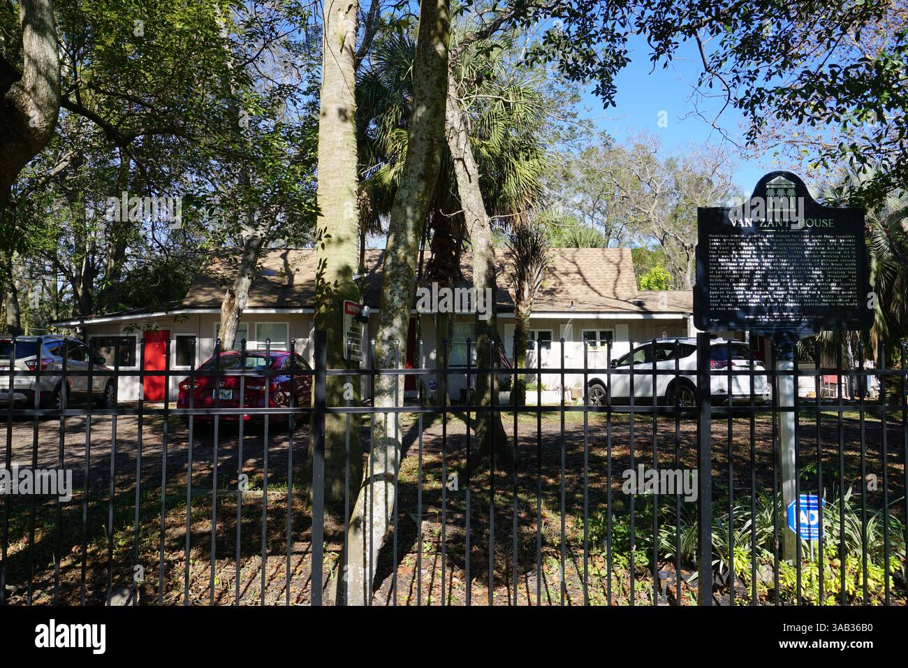 The landmark Van Zant House, Jacksonville, Florida, is the childhood ...