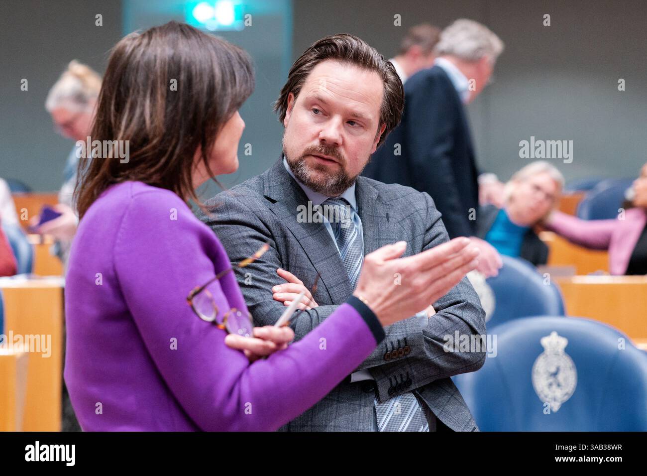 DEN HAAG, NETHERLANDS - APRIL 1: Nicolien van Vroonhoven (NSC ...