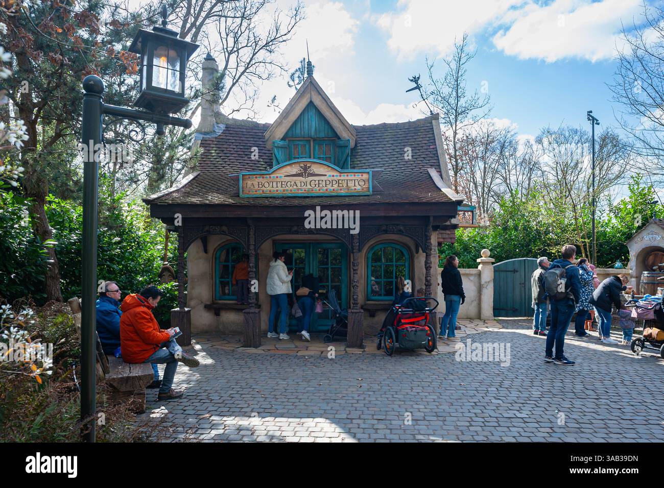 Geppetto's home from the The story of Pinocchio in the Fairytale Forest ...