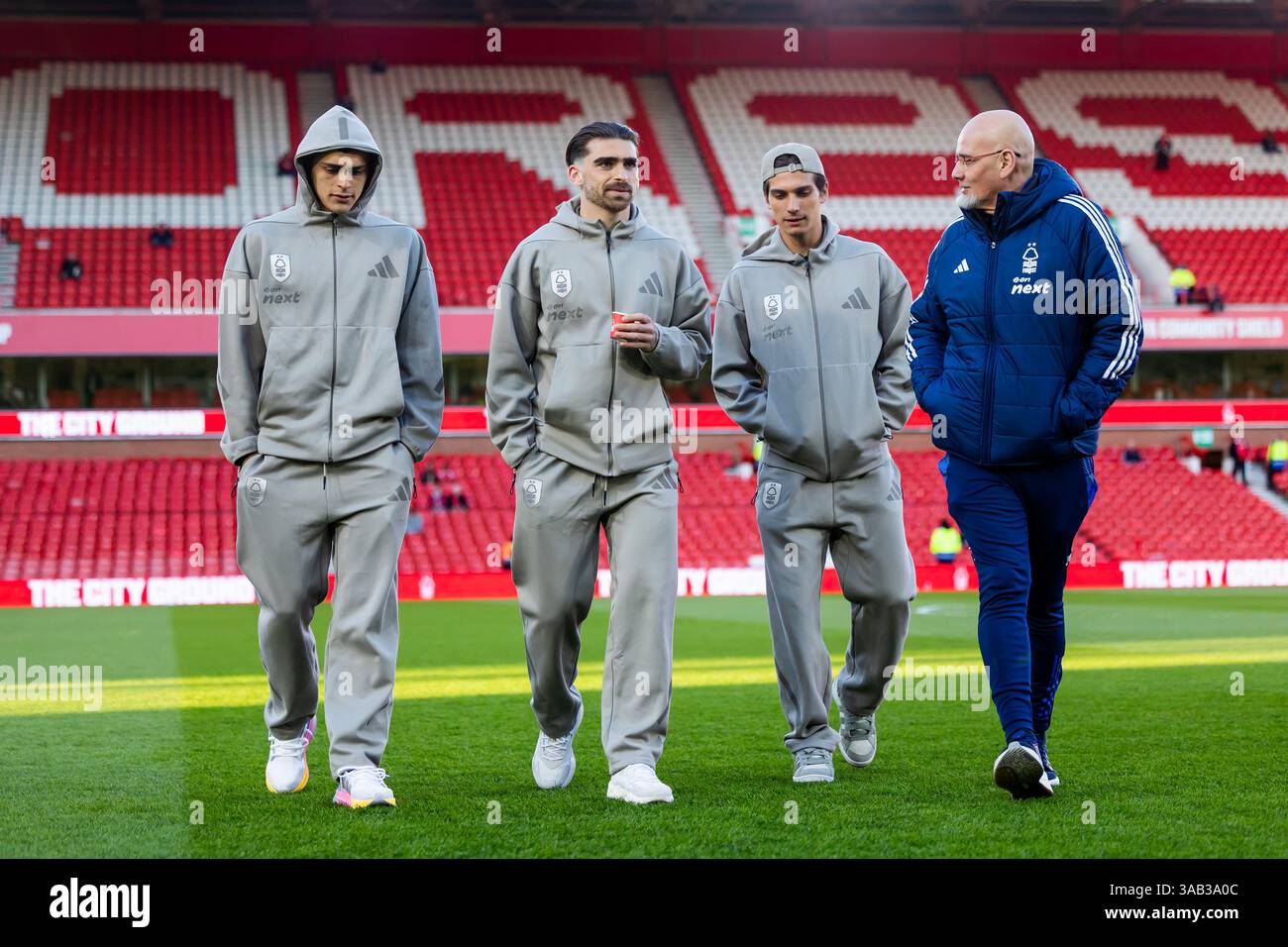 The City Ground, Nottingham, UK. 1st Apr, 2025. Premier League Football ...