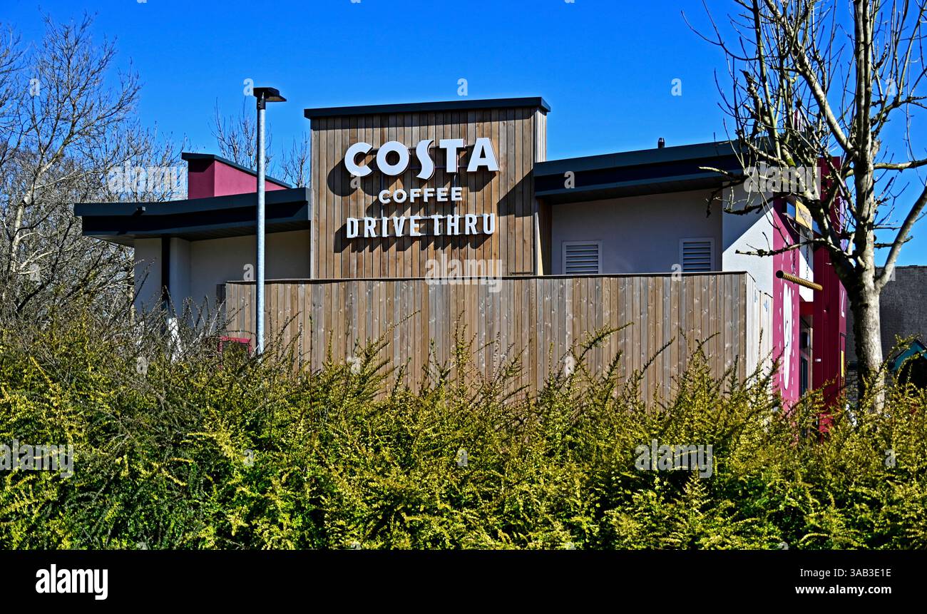 Costa Coffee Drive Thru. Queen Katherines Avenue, Kendal, Cumbria ...