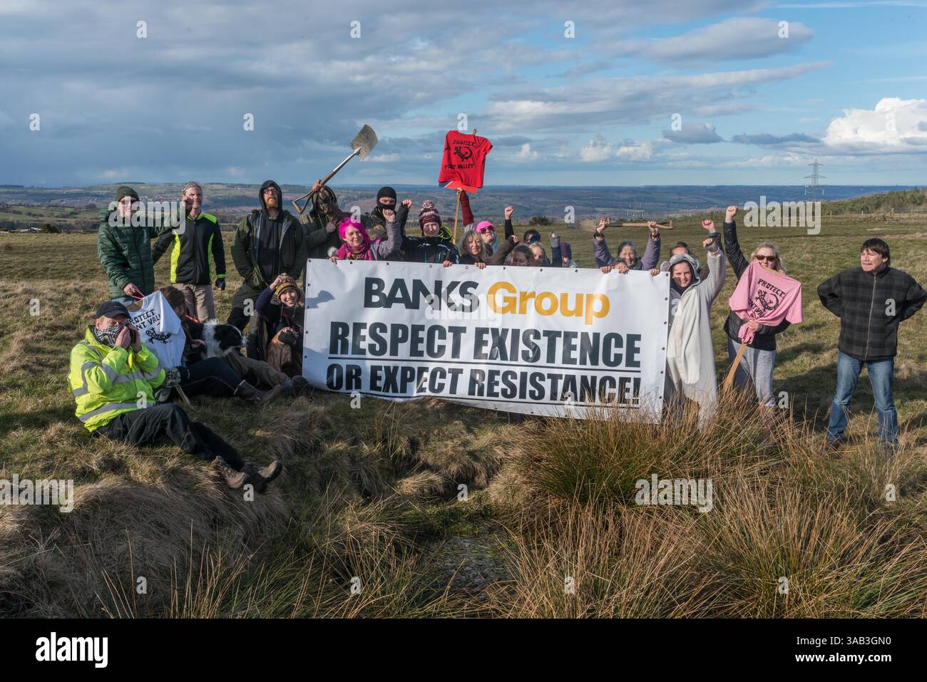 March 25, 2016 - Durham, United Kingdom - A few of the walkers and ...