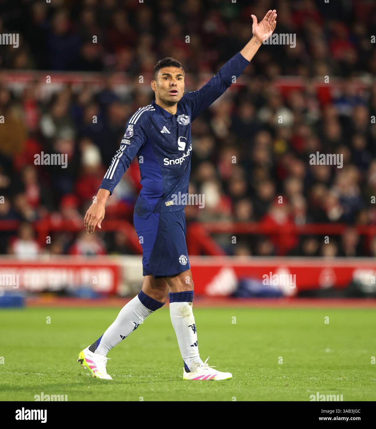 Casemiro (MU) at the Nottingham Forest v Manchester United, EPL match ...