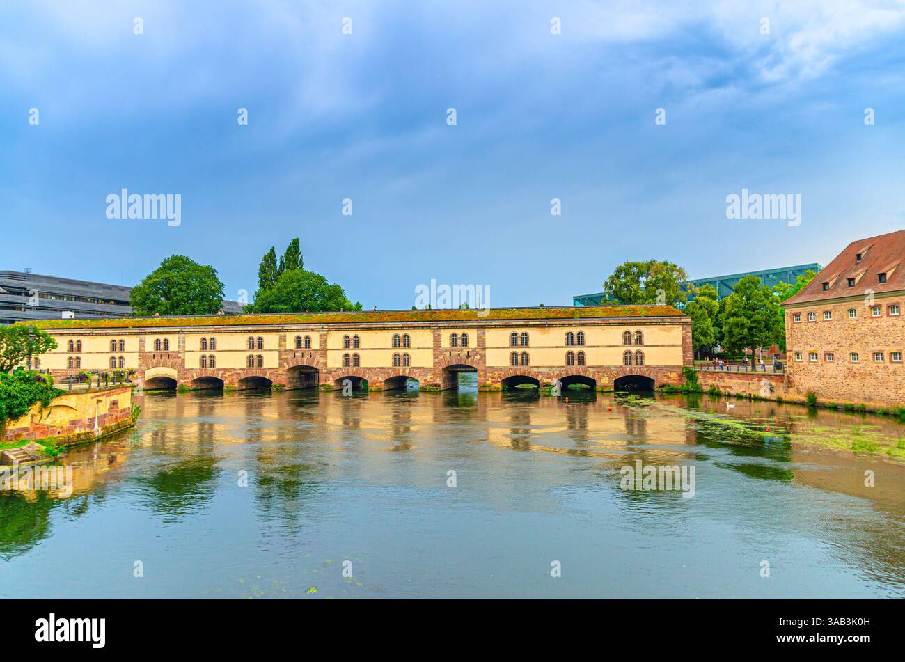 Barrage Vauban Dam Great Lock stone bridge, weir and defensive work ...