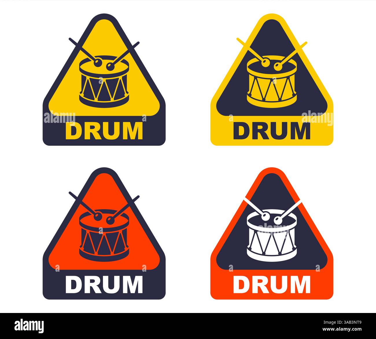 drum vector icon. Vector illustration Stock Vector Image & Art - Alamy