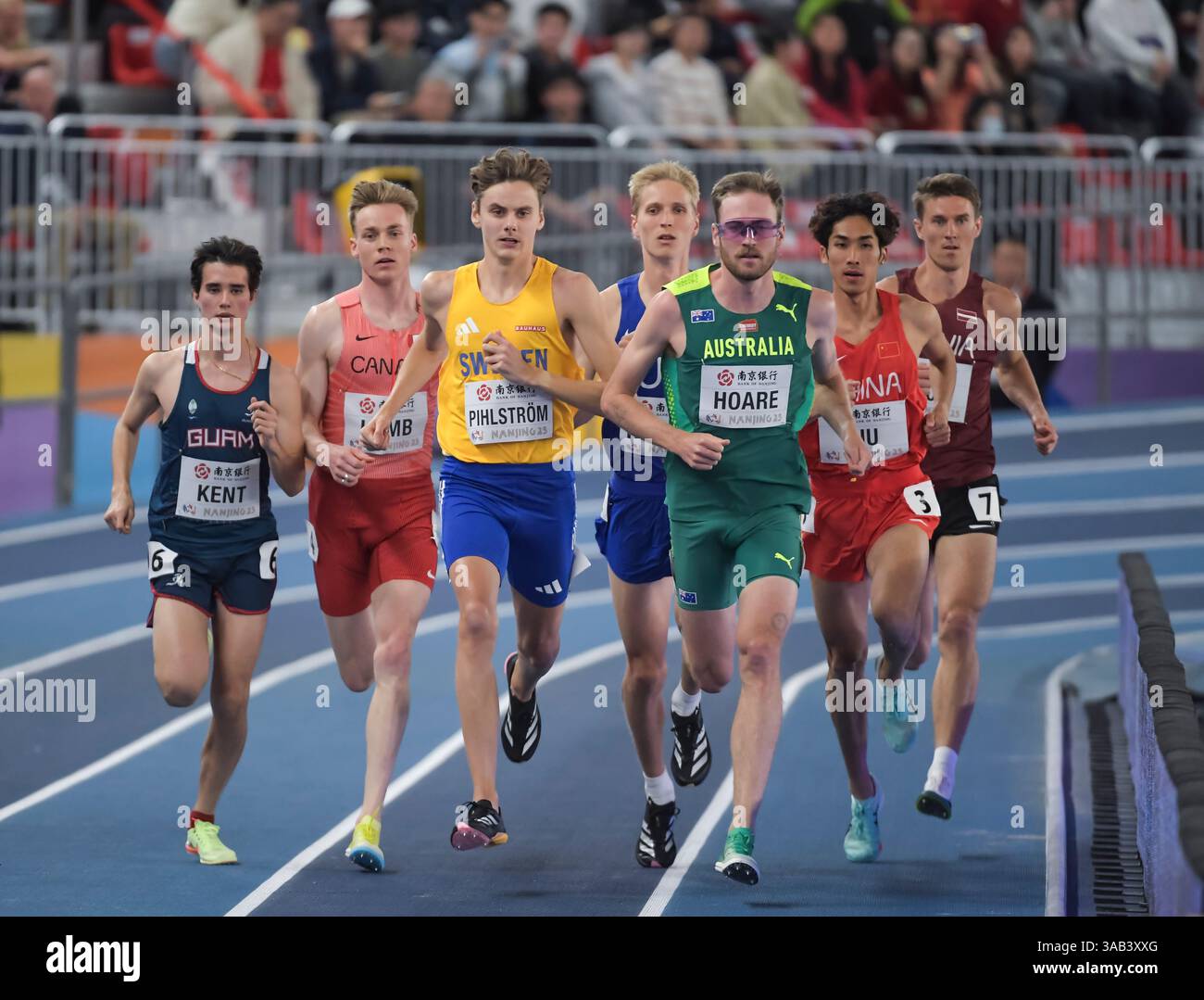 Oliver Hoare of Australia and Samuel Pihlström of Sweden competing in ...