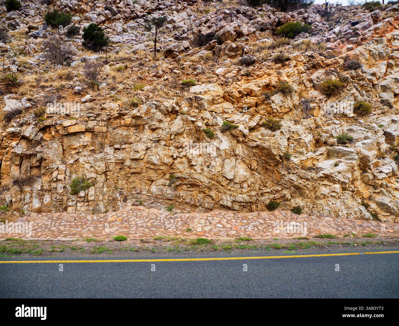 Dwyka tillite of the Karoo Supergroup at Beervlei Dam, Groot River ...
