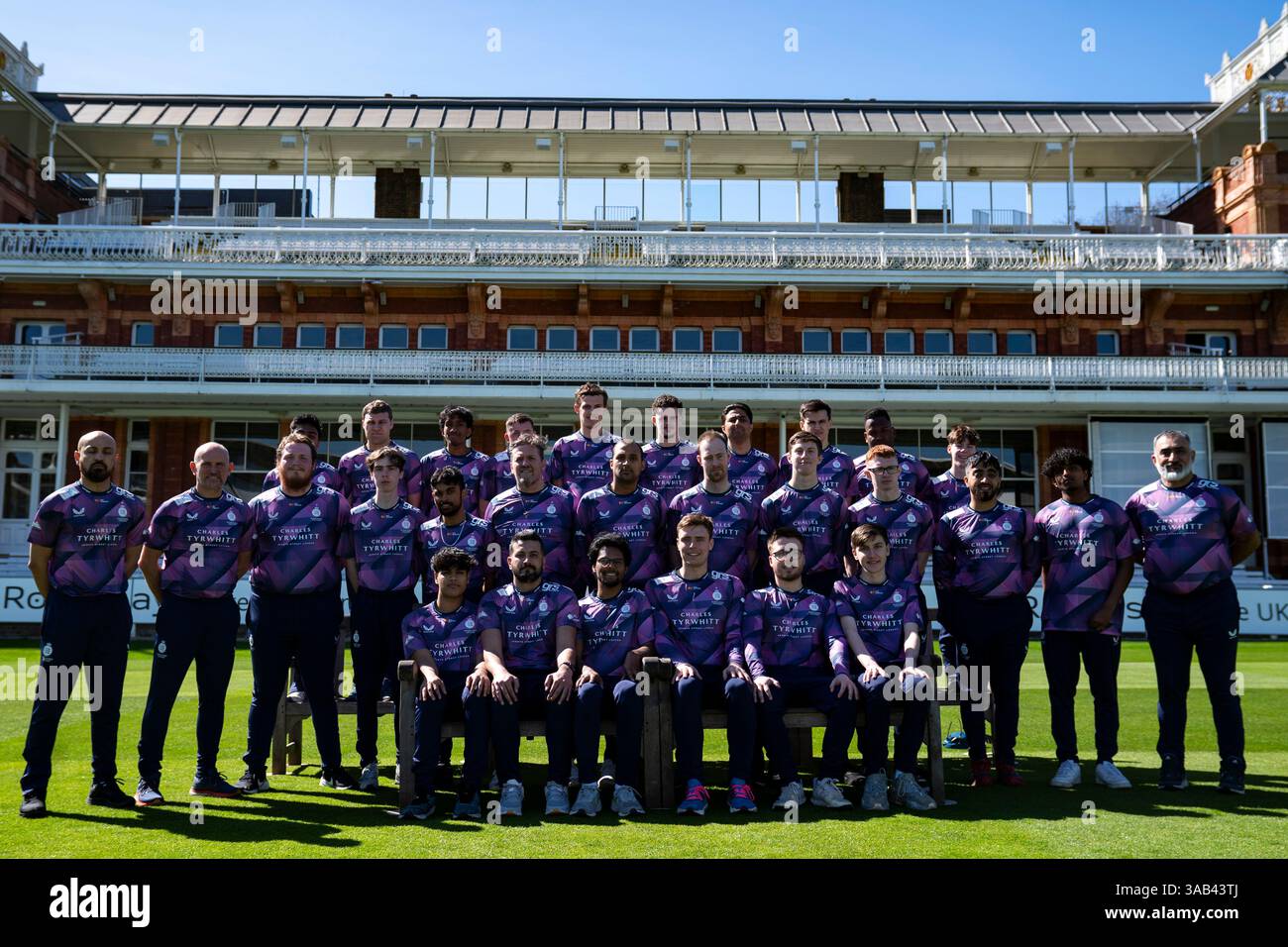 The Middlesex Disability squad during a photocall at Lord's Cricket ...