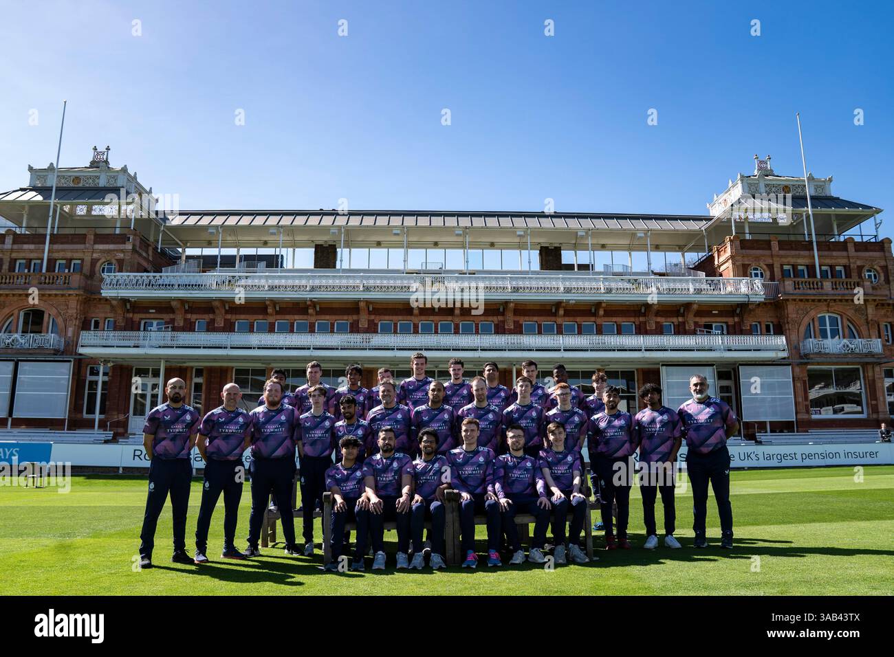 The Middlesex Disability squad during a photocall at Lord's Cricket ...