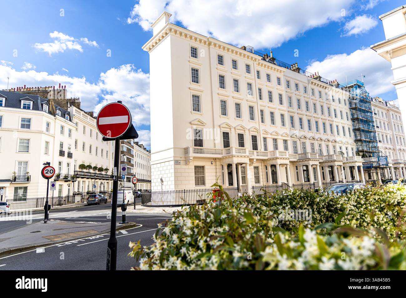 London, UK - June 22, 2024: Beautiful Georgian and early Victorian ...