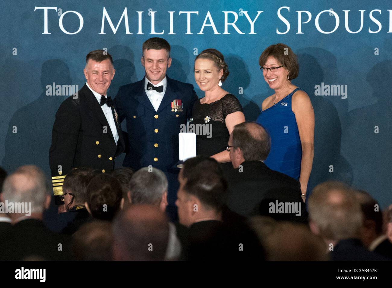 May 10, 2018 - Washington, District of Columbia, U.S. - STACY BILODEAU, third from left, accepts ...