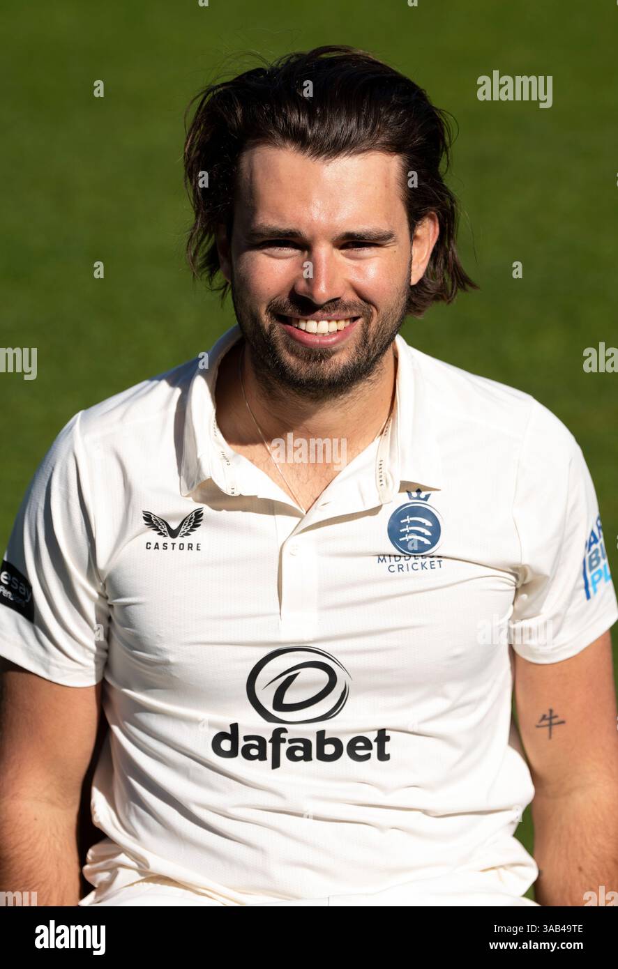 Max Holden during a photocall at Lord's Cricket Ground, London. Picture ...