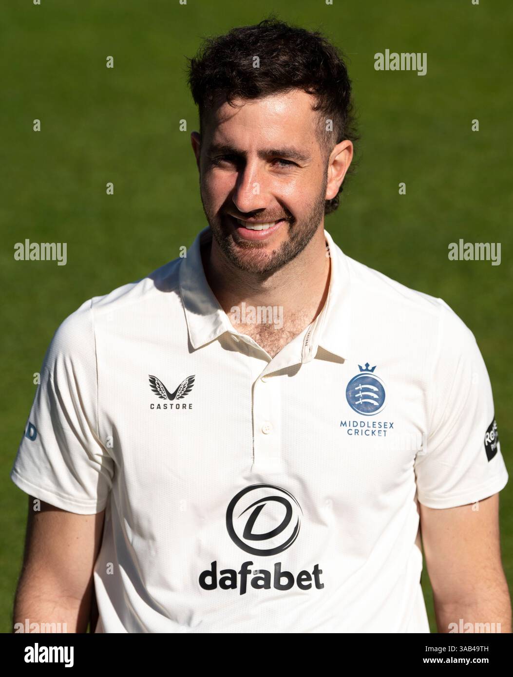 Stephen Eskinazi during a photocall at Lord's Cricket Ground, London ...