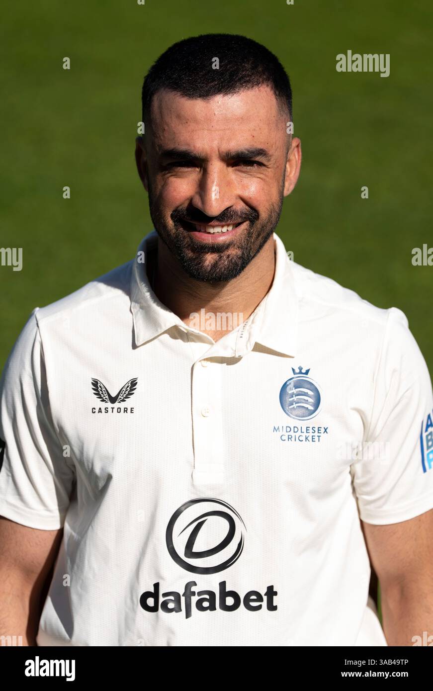 Zafar Gohar during a photocall at Lord's Cricket Ground, London ...