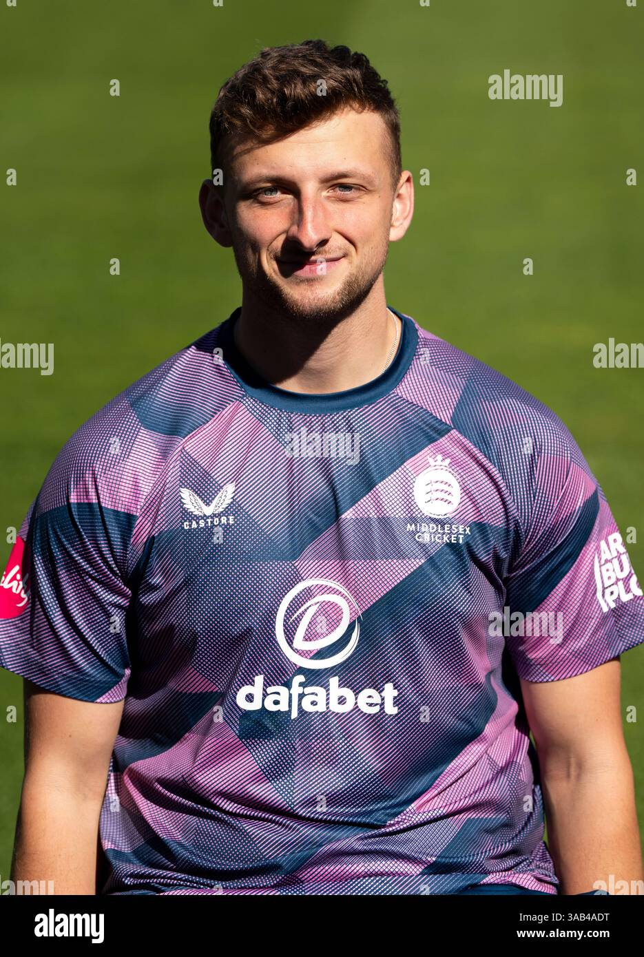 Luke Hollman during a photocall at Lord's Cricket Ground, London ...