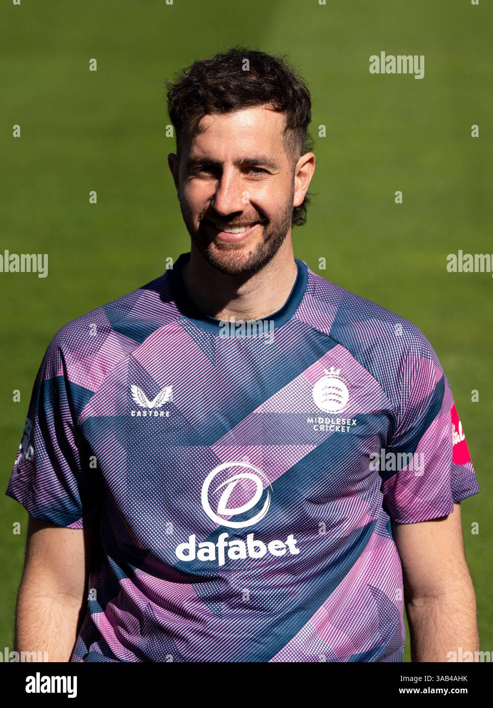 Stephen Eskinazi during a photocall at Lord's Cricket Ground, London ...