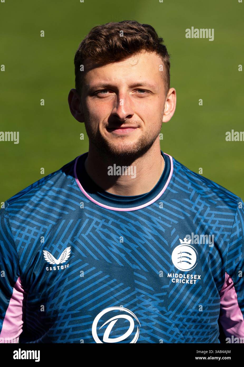Luke Hollman during a photocall at Lord's Cricket Ground, London ...