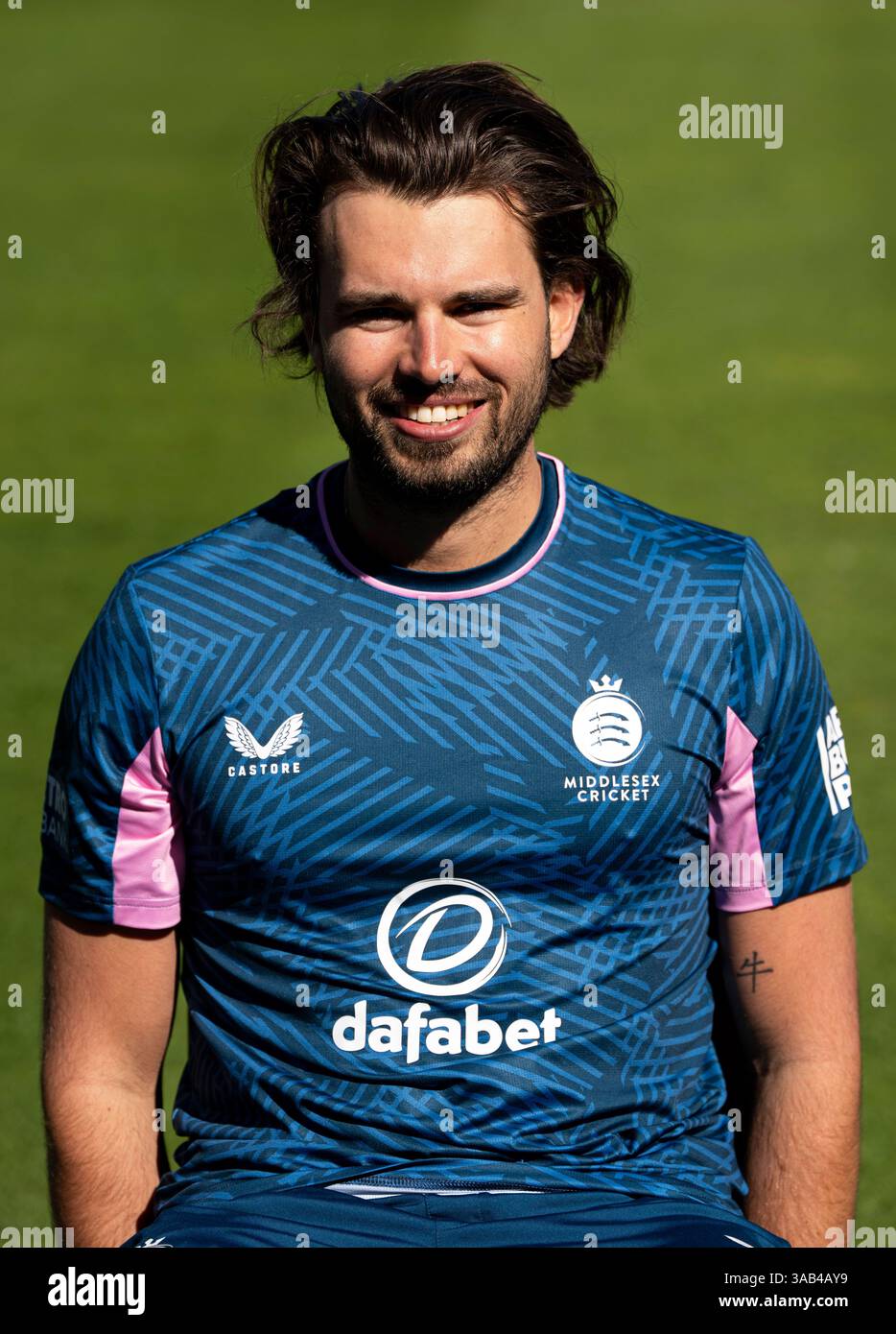 Max Holden during a photocall at Lord's Cricket Ground, London. Picture ...