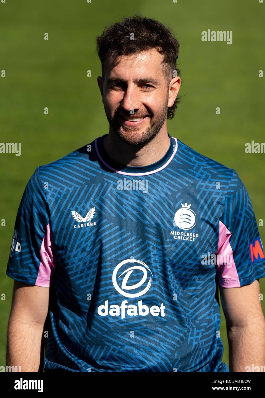 Stephen Eskinazi during a photocall at Lord's Cricket Ground, London ...