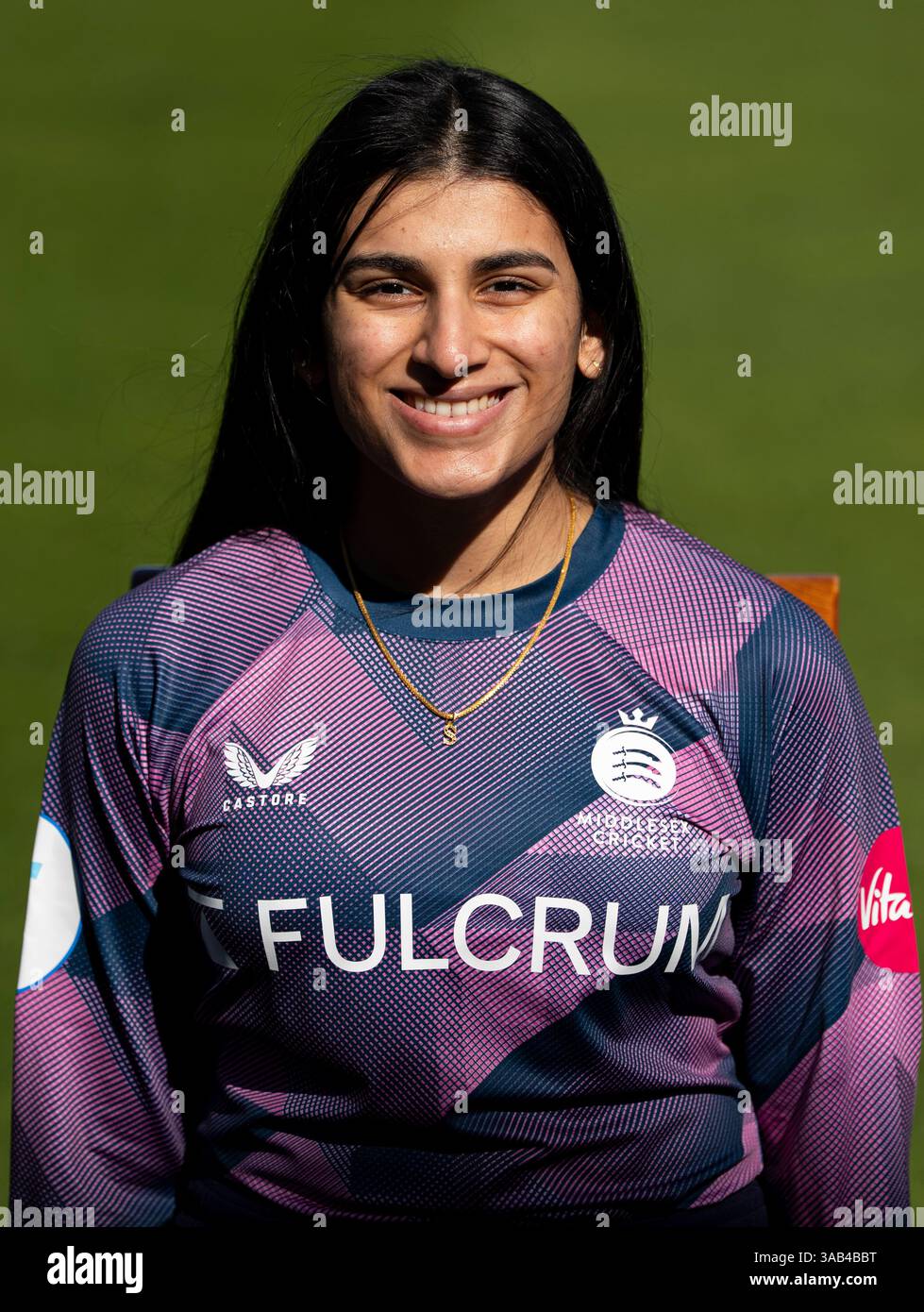 Sonali Patel during a photocall at Lord's Cricket Ground, London ...
