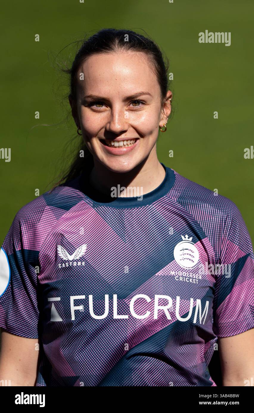 Layla Judge during a photocall at Lord's Cricket Ground, London ...