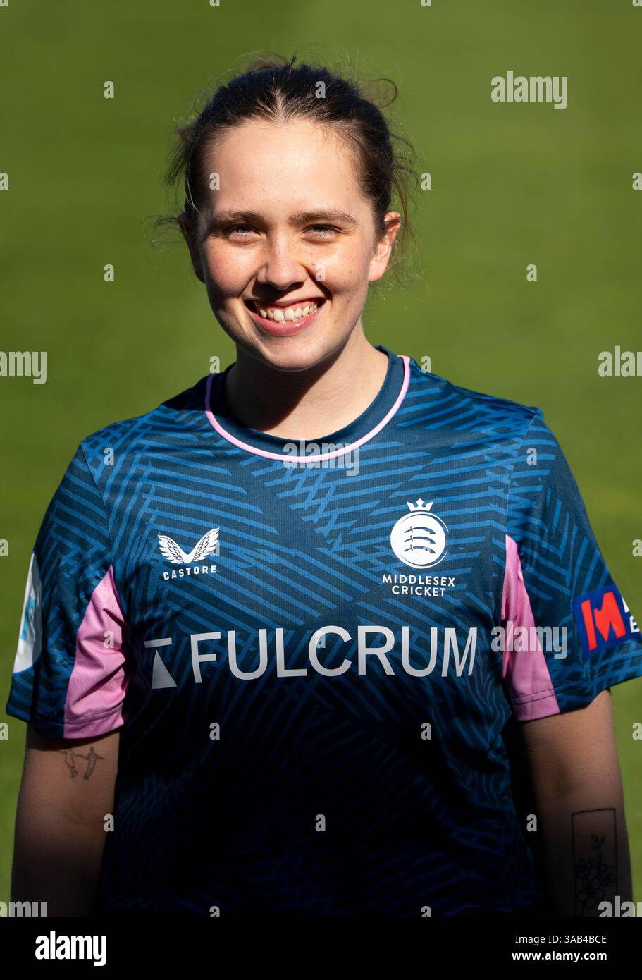 Finty Trussler during a photocall at Lord's Cricket Ground, London ...