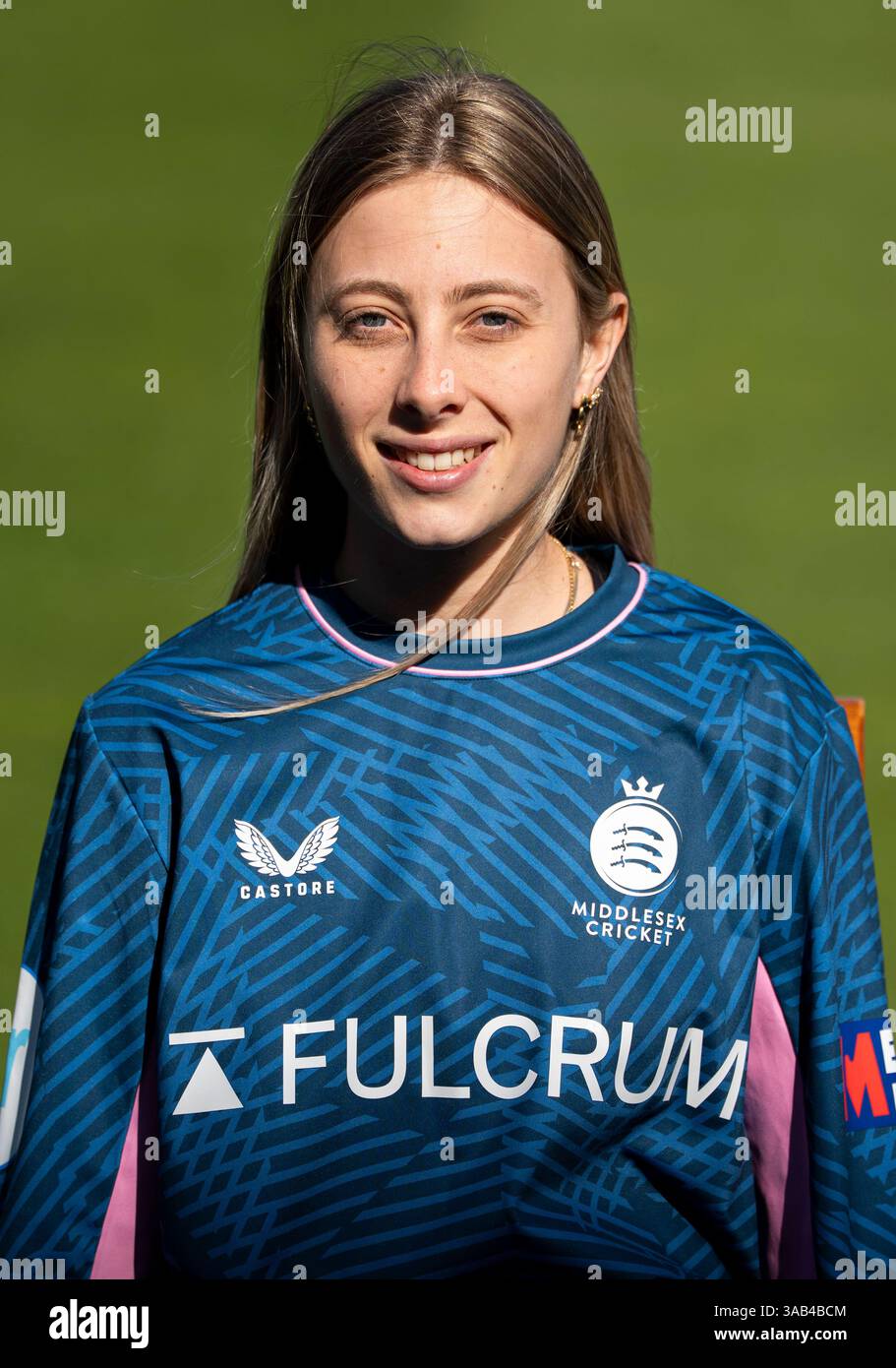 Georgia Irving during a photocall at Lord's Cricket Ground, London ...