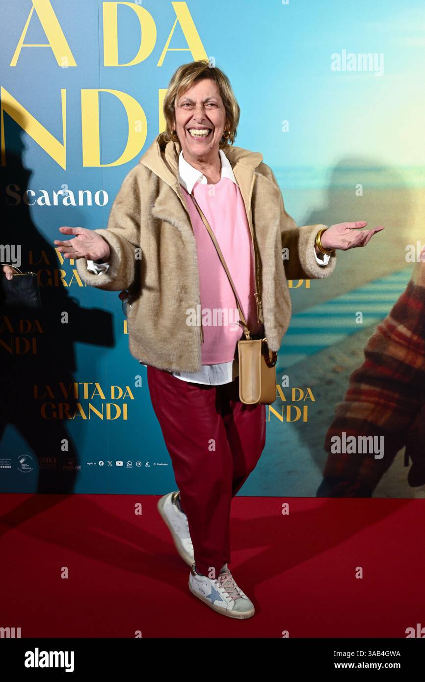 Milan, Italy. 01st Apr, 2025. Milan, Preview Film “La Vita Da Grandi ...