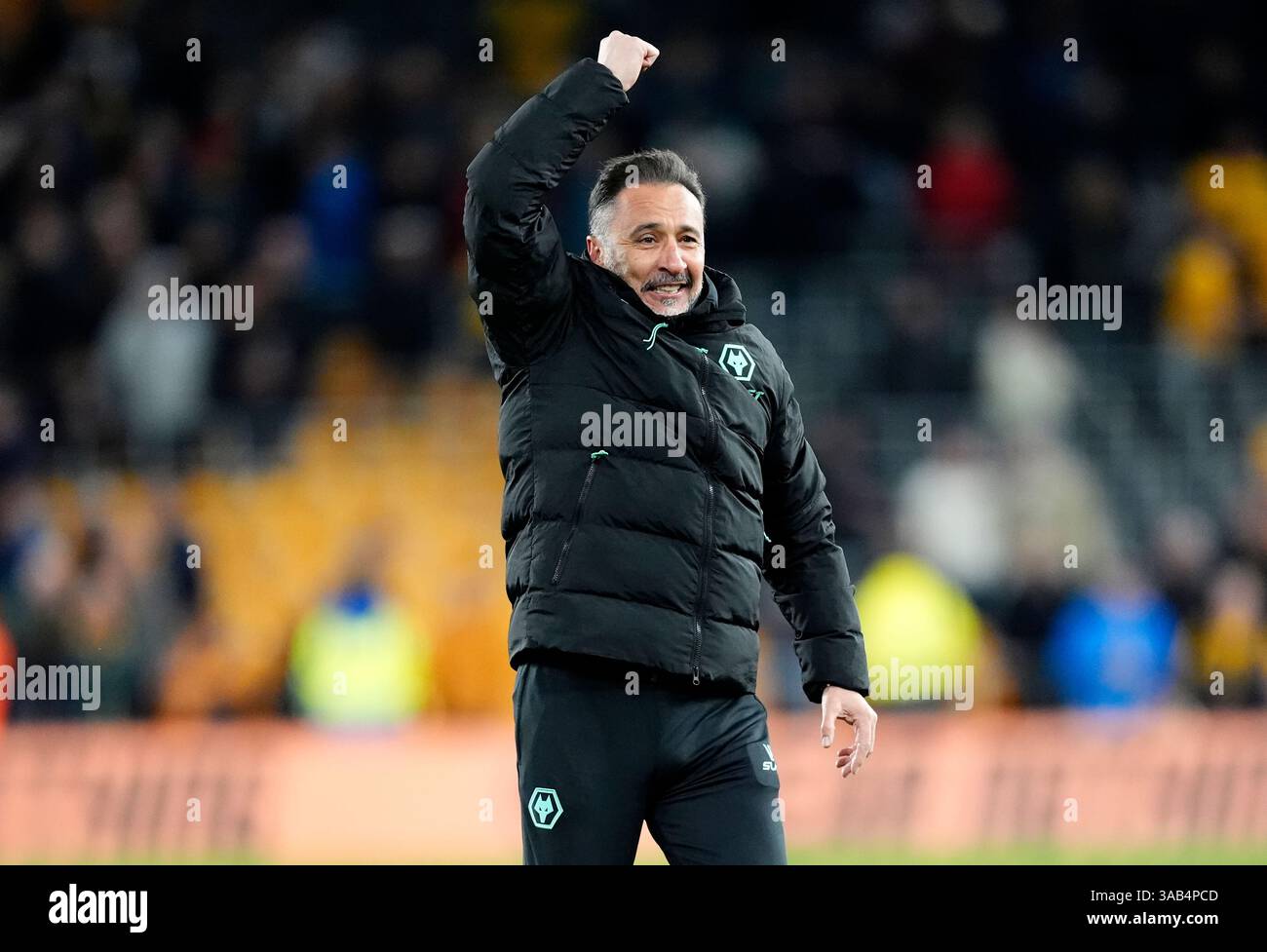 Wolverhampton Wanderers manager Vitor Pereira celebrates in front of ...