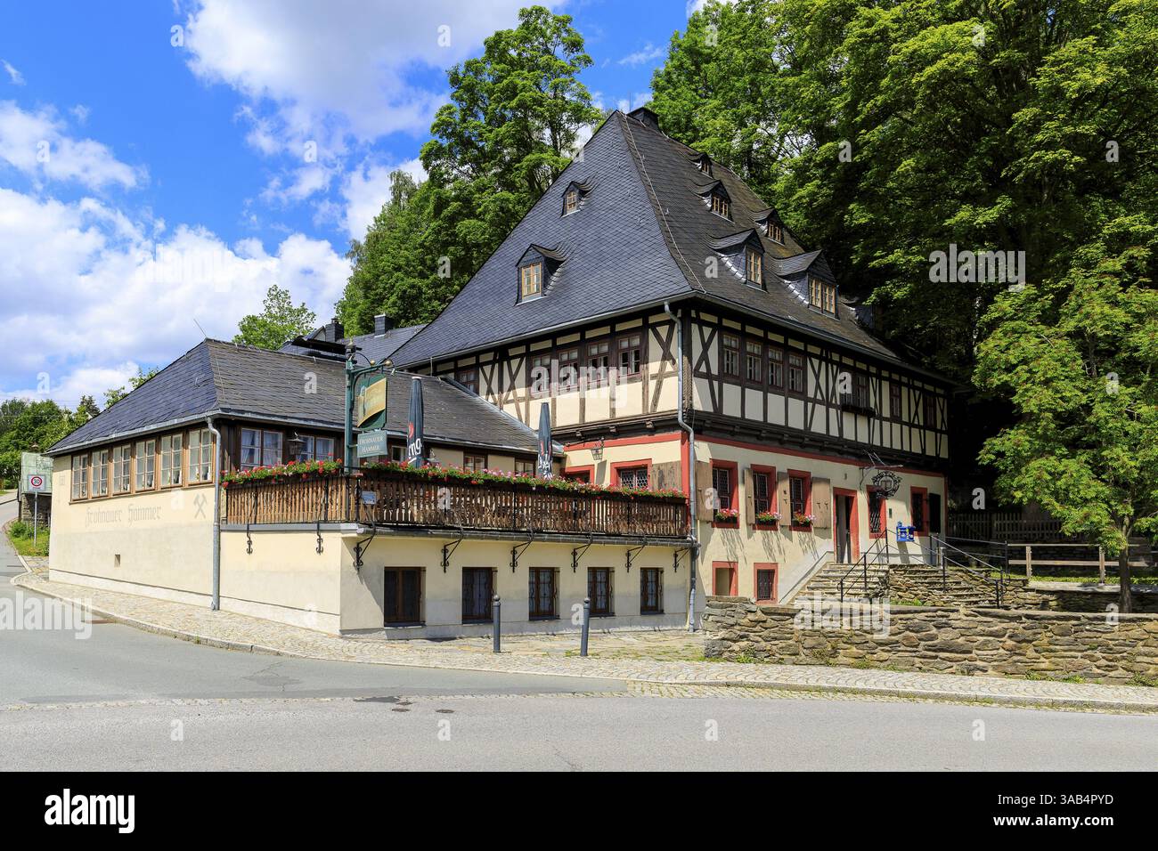 Technical Museum Frohnauer Hammer, Hammerherrenhaus, today restaurant ...