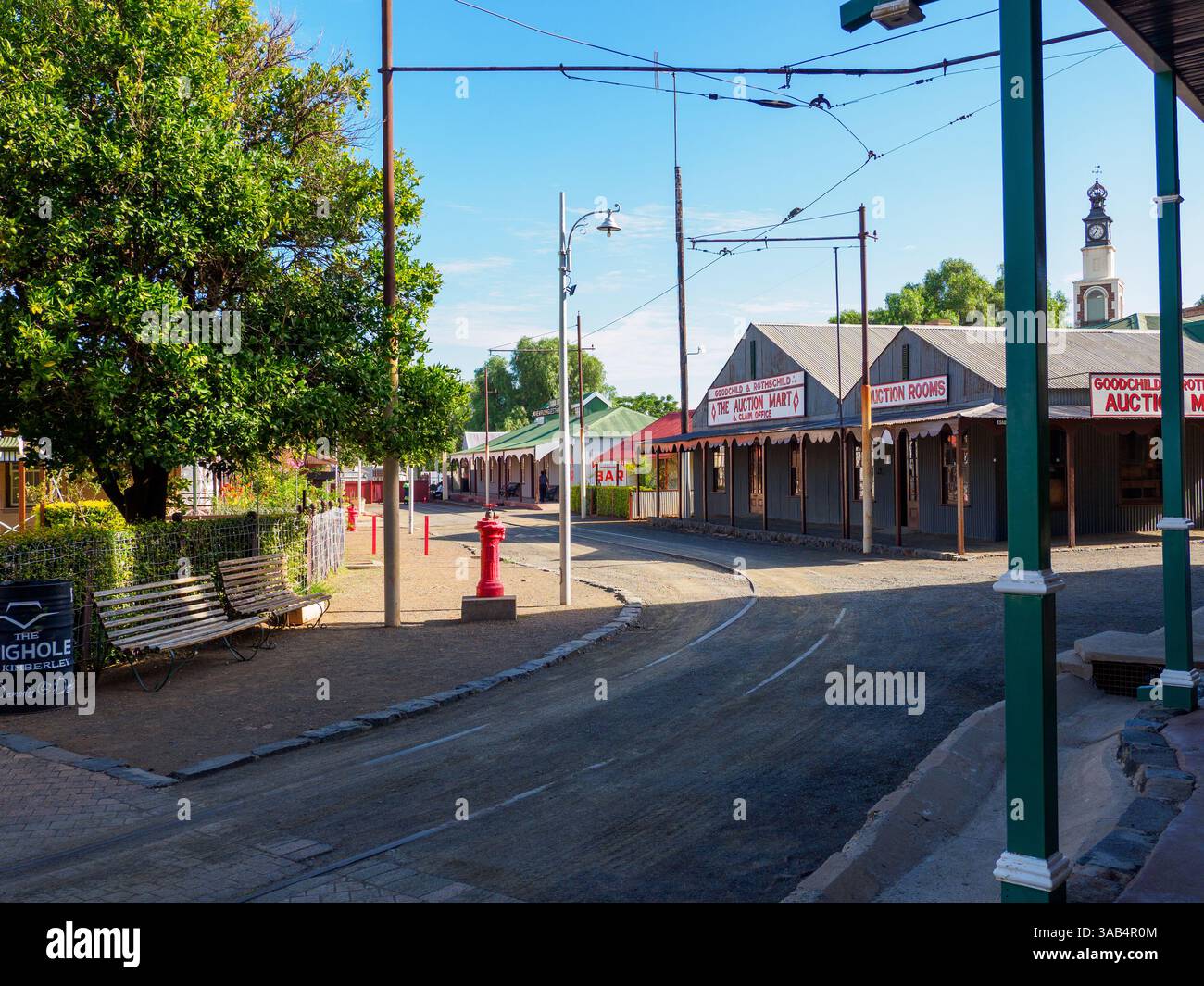 The big hole Kimberley outdoor museum, Kimberley, South Africa Stock ...