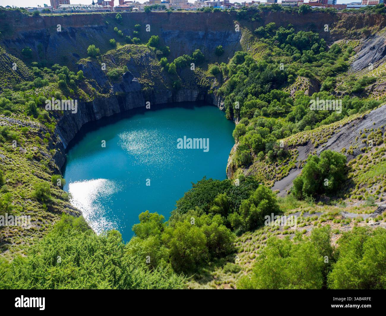 Kimberley big hole, Kimberley, South Africa Stock Photo - Alamy