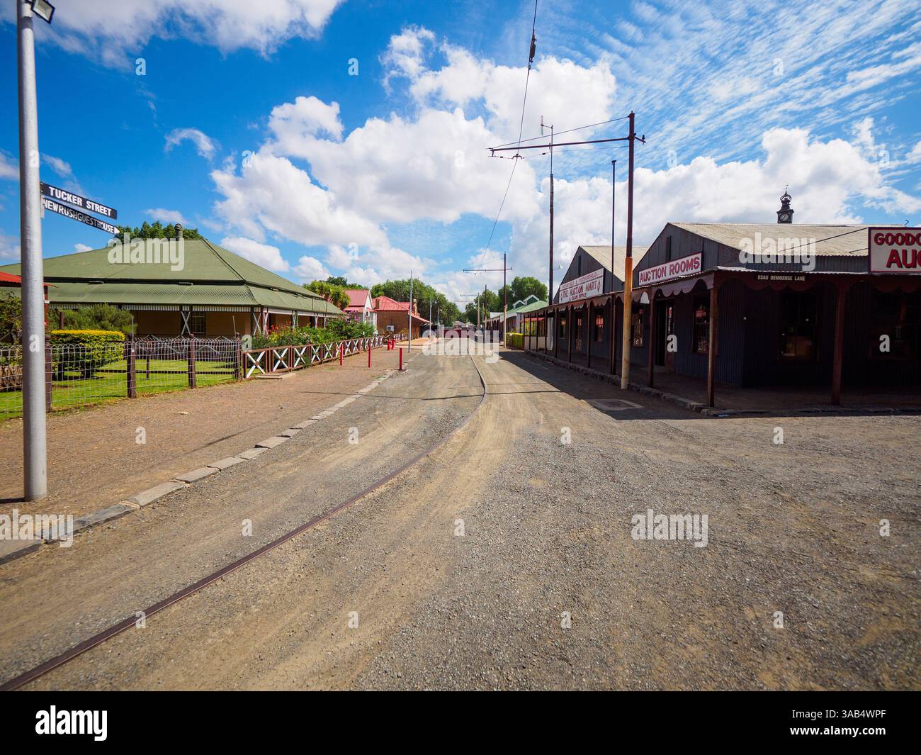 The big hole Kimberley outdoor museum, Kimberley, South Africa Stock ...