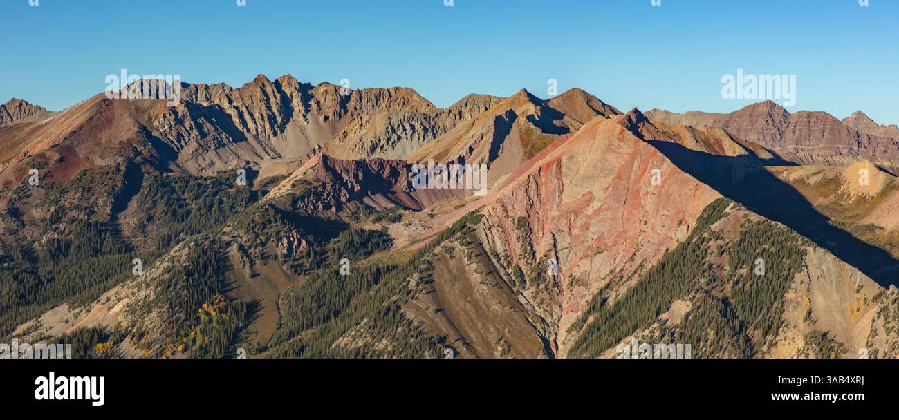 Golden Tops (13,262') rises above all of its sub peaks including Avery ...