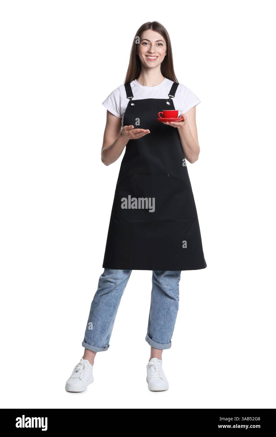 Woman business owner barista Cut Out Stock Images & Pictures - Alamy