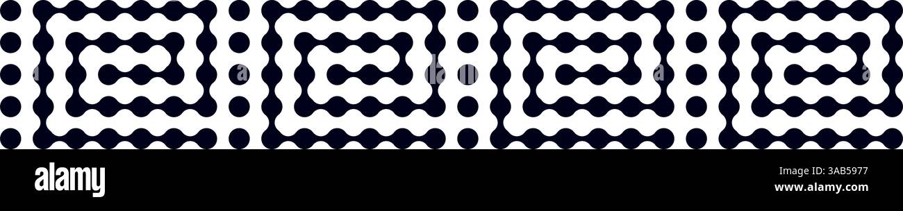 Morphing metaball connect pattern with brain-like circles. Abstract ...
