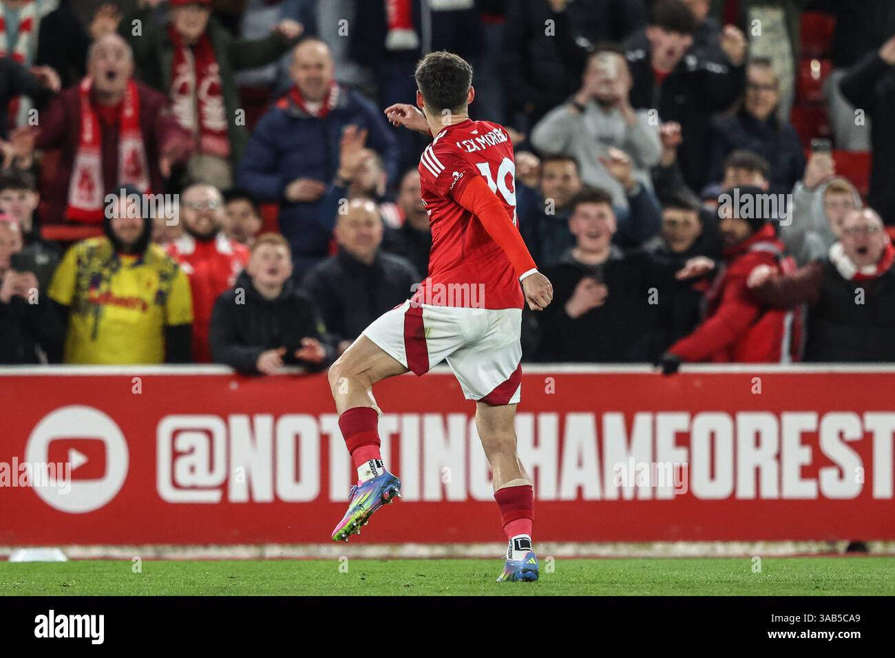 Nottingham, UK. 01st Apr, 2025. Álex Moreno of Nottingham Forest ...