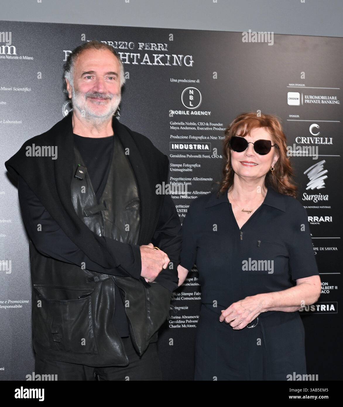 Milan, . 01st Apr, 2025. Milan, Italy BREATHTAKING installation ...